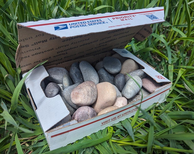 Colorful Wyoming River Rocks. Crafting, Cairns, Aquariums, Terrariums ...