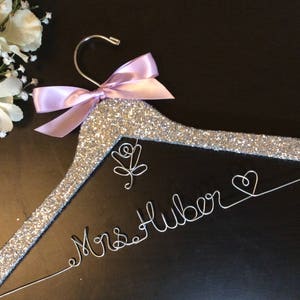 Glitter Belle Hanger, Disney Hanger, Princess Wedding Hanger, Belle ...