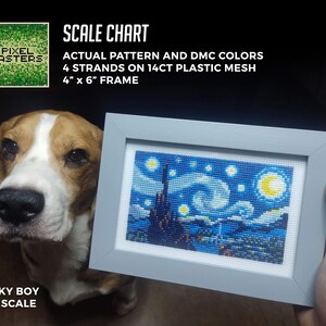 The Starry Night Cross Stitch Pattern [PDF] - Digital Download - Van ...