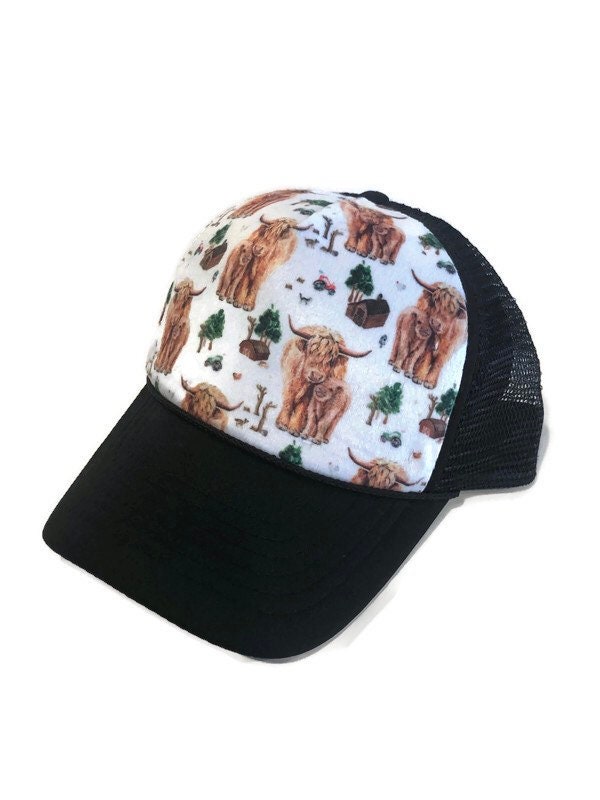 Hamish and Fergus Minky Front Trucker Hat Kids Trucker Hat | Etsy