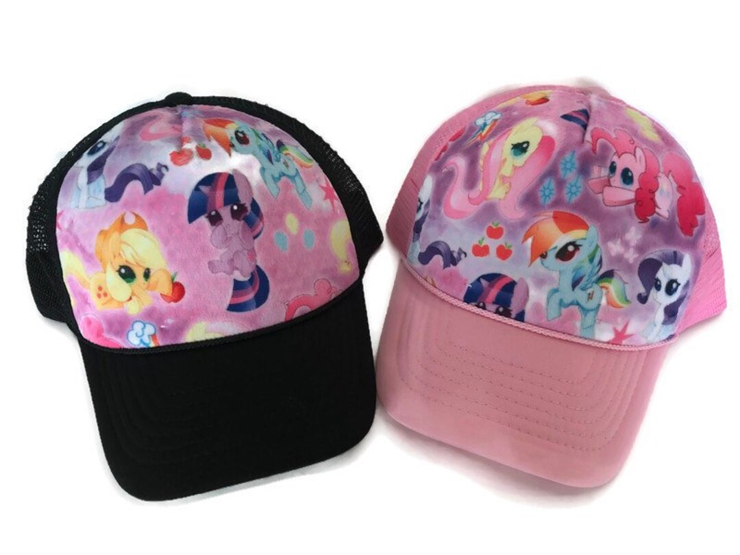 My Little Pony Minky Front Trucker Hat Pink Kids Trucker Hat - Etsy