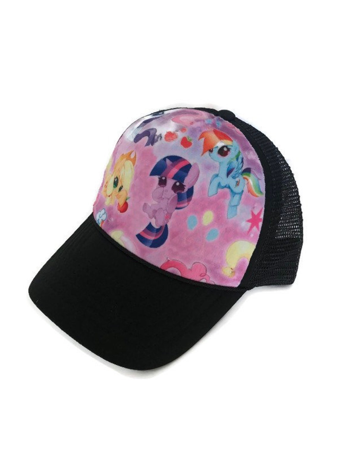 My Little Pony Minky Front Trucker Hat Pink Kids Trucker Hat | Etsy