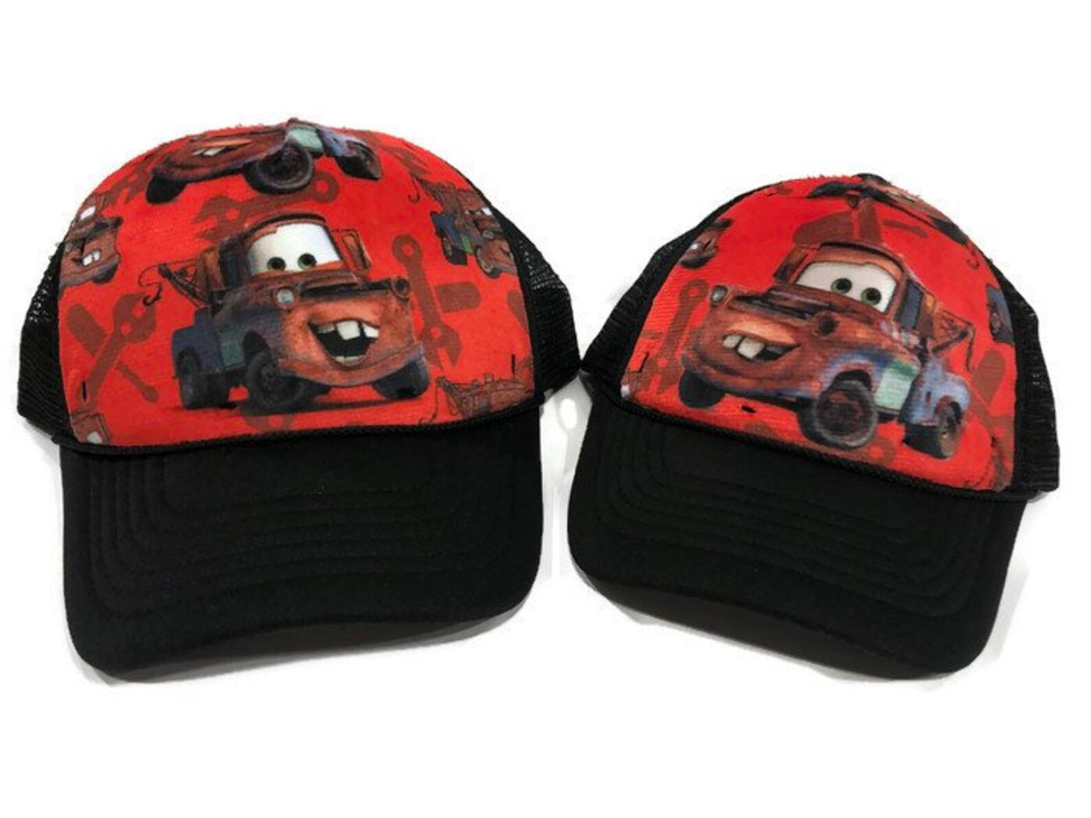 Cars Tow Mater Minky Front Trucker Hat Kids Trucker Hat - Etsy
