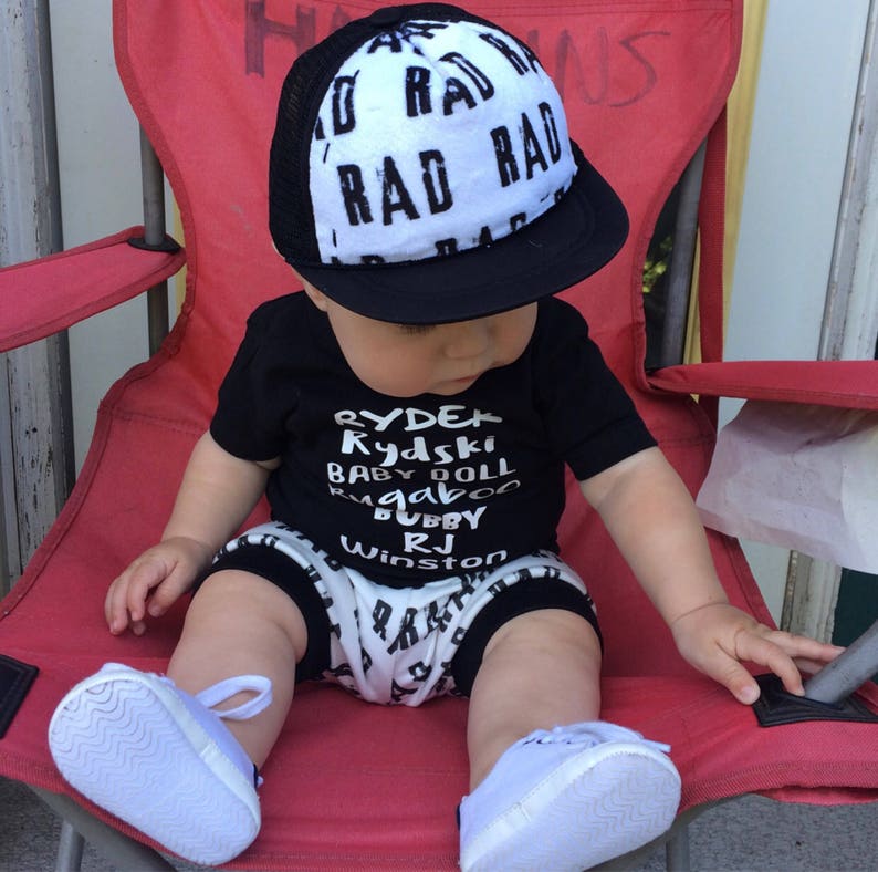 RAD Minky Front Trucker Hat Kids Trucker Hat Snap Back Hat | Etsy