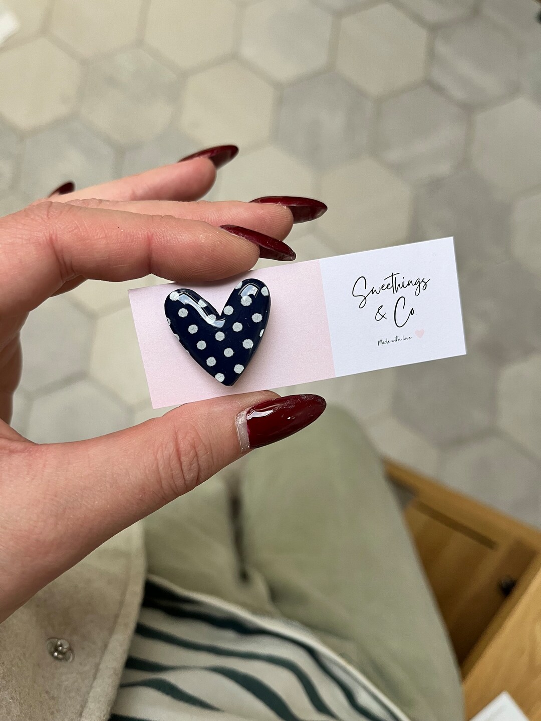 Broche coeur porte bonheur Cadeau anniversaire bbf Idée cadeau bijou ...