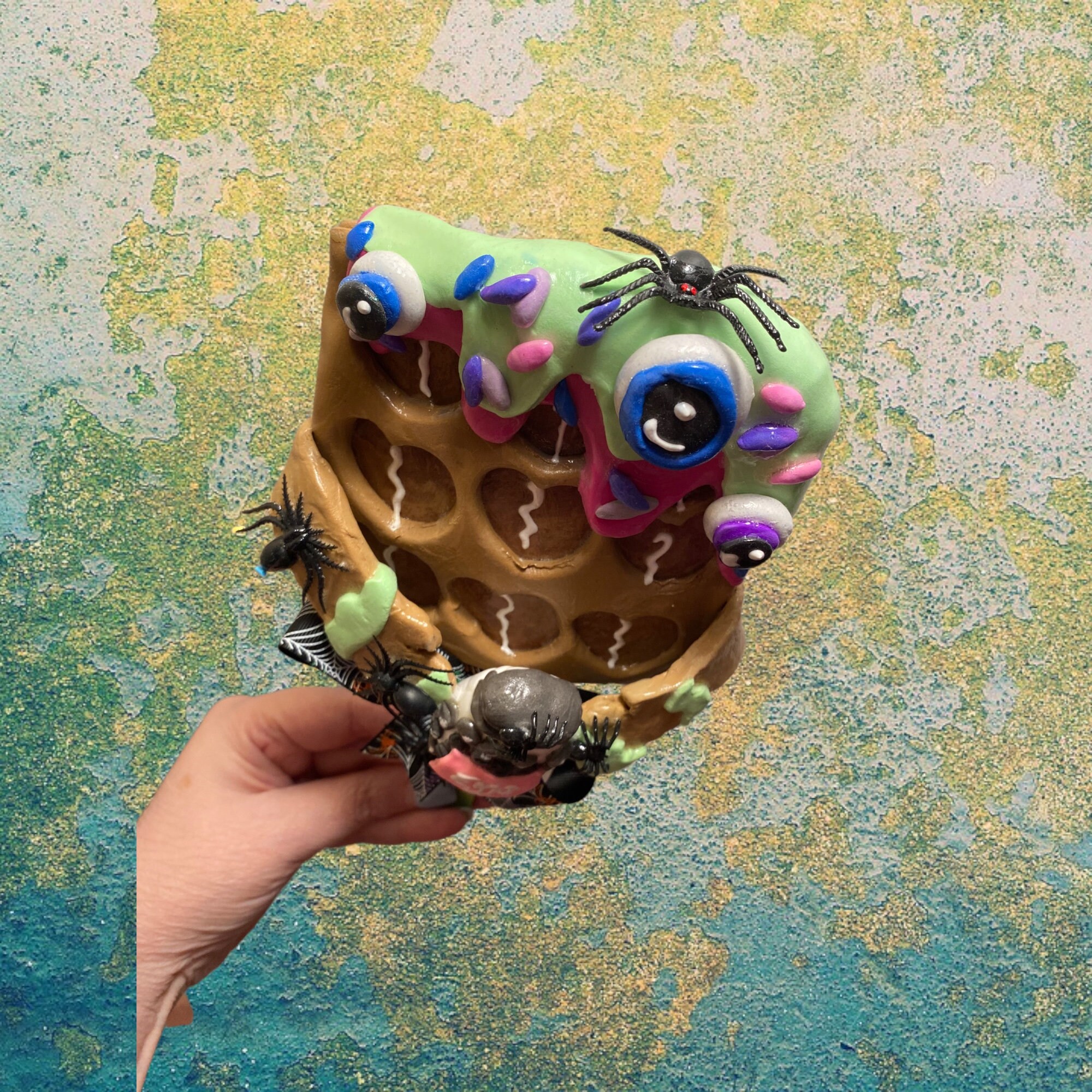Waffle Monster Fake Bake Halloween - Etsy
