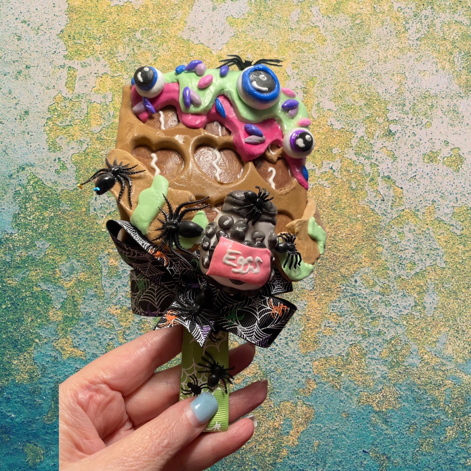 Waffle Monster Fake Bake Halloween - Etsy