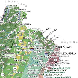 Virginia Ecological Regions - Etsy