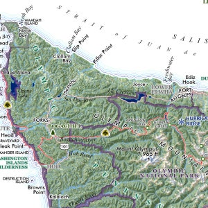 Washington State Map 24 Inch X 20 Inch - Etsy