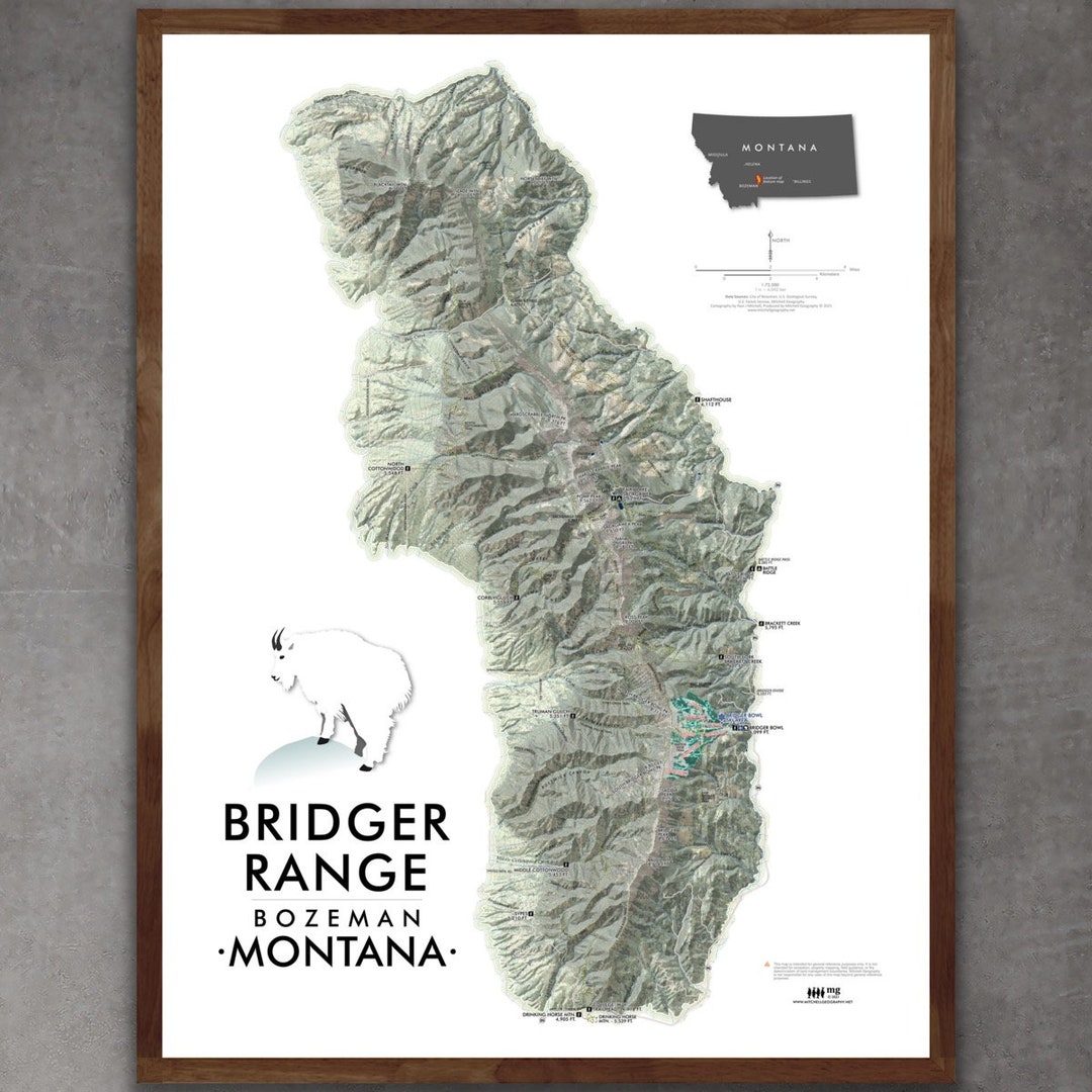 Bridger Range - Etsy