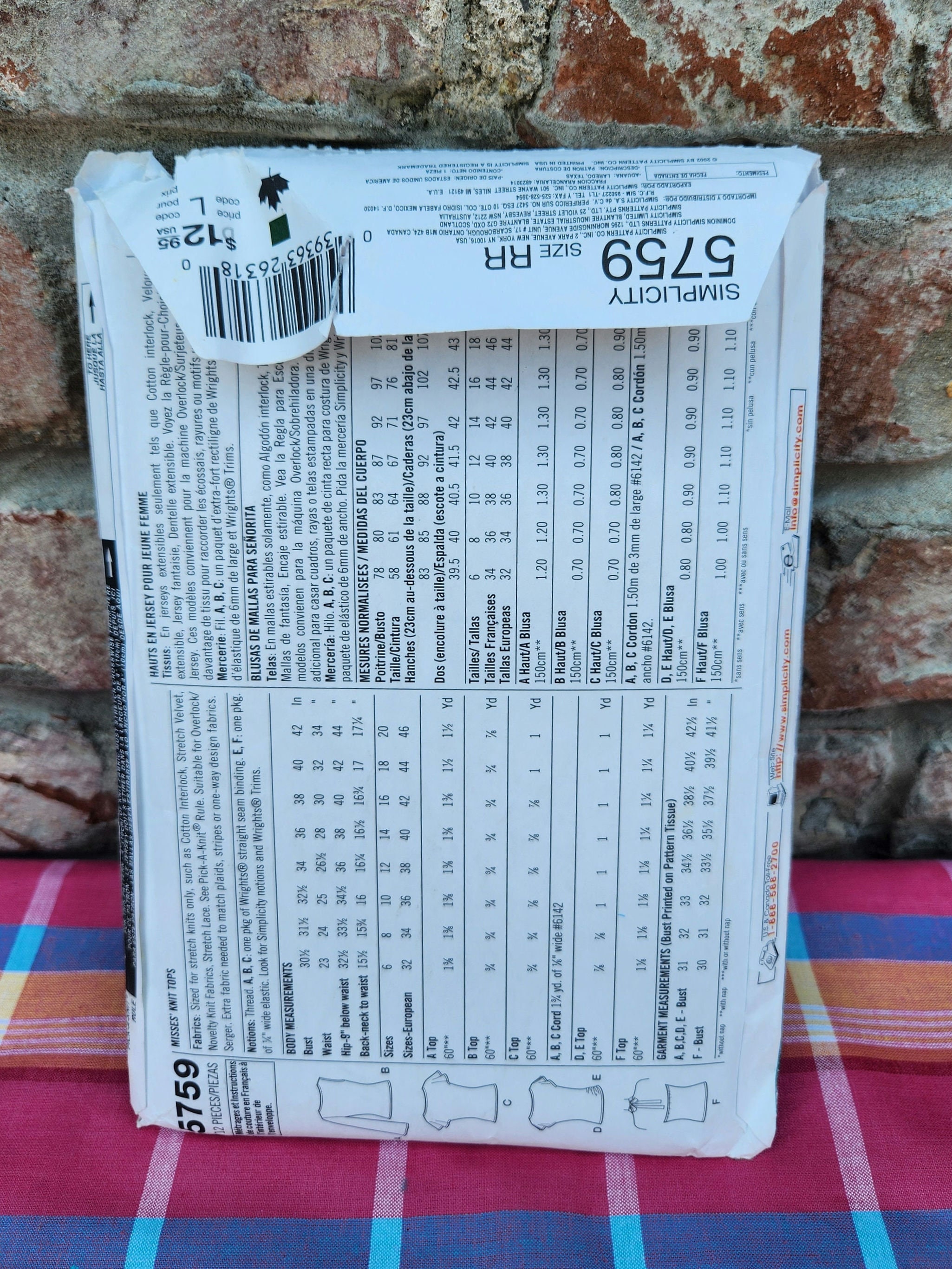 Y2K Shirt Pattern | Simplicity Sewing Pattern - Etsy