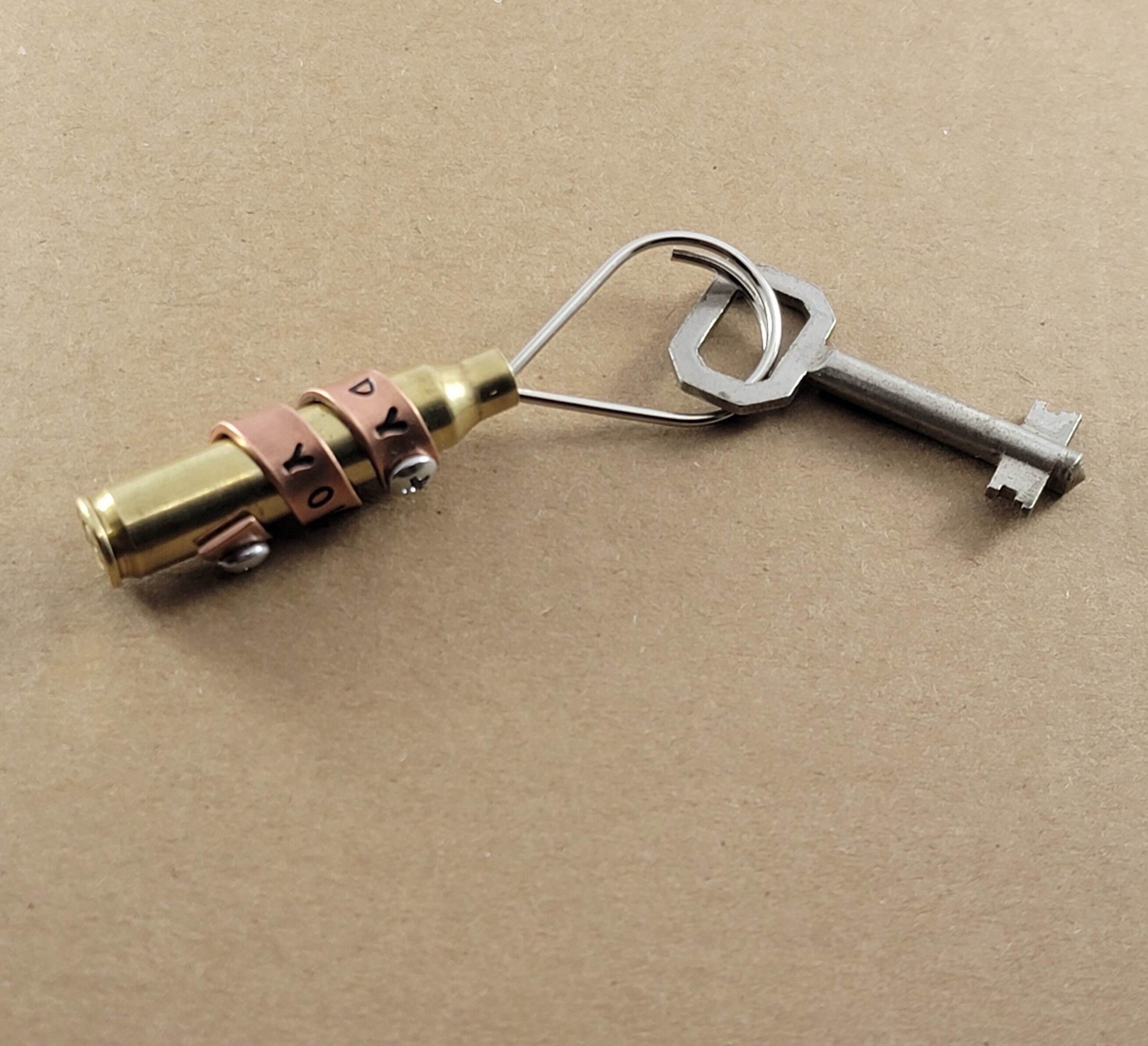 LOVE YOU DADDY. Bullet Casing Keychain. Handmade. Very Unique Keychain ...