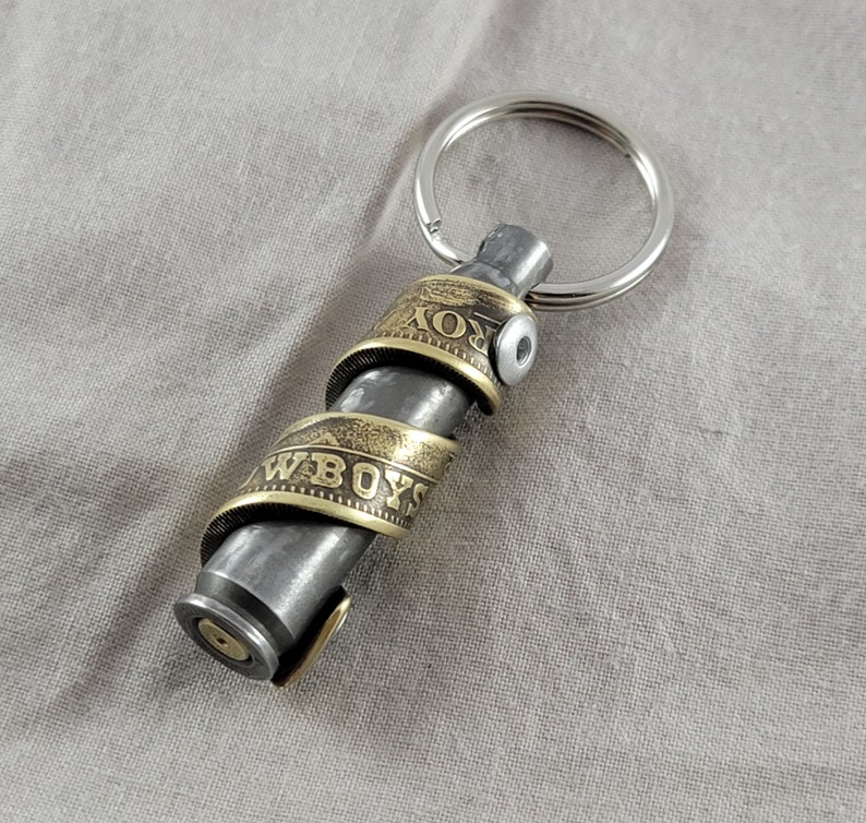 Dallas Cowboys Troy Aikman. 223 Shell Casing Keyring. Handmade. Very ...