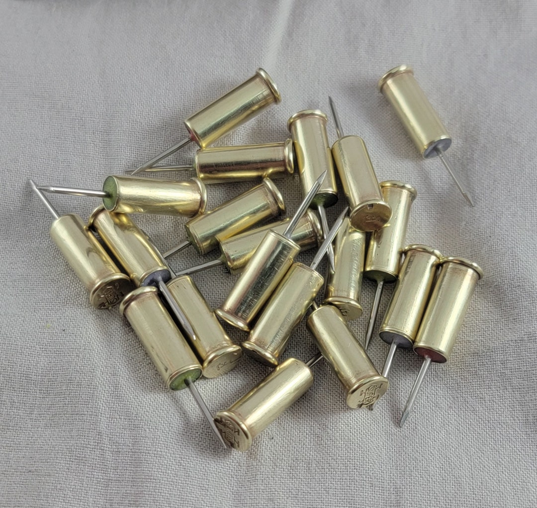 22 Long Rifle Brass Push Pins. Real Bullet Casings. Push Pins. - Etsy