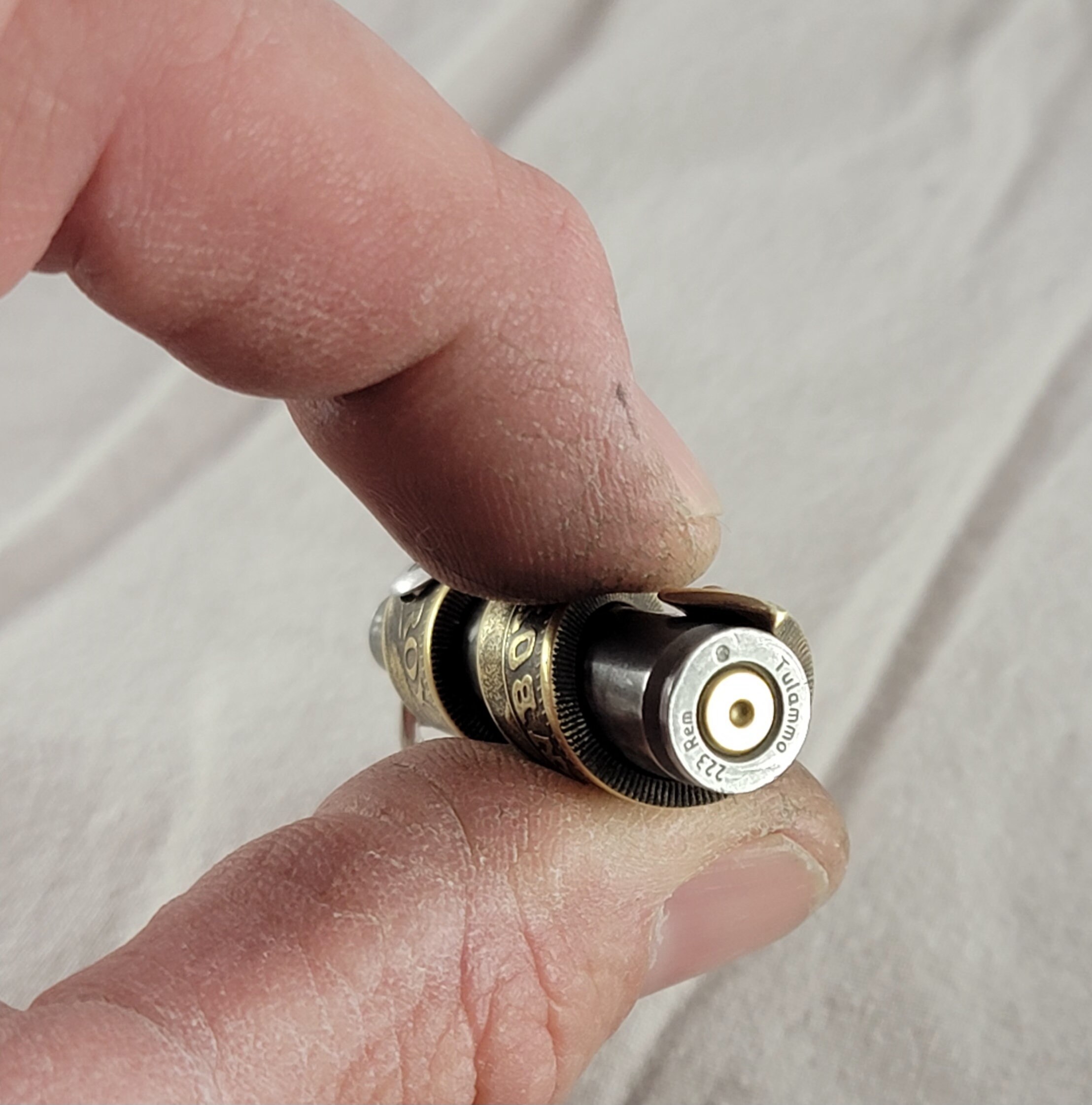 Dallas Cowboys Troy Aikman. 223 Shell Casing Keyring. Handmade. Very ...