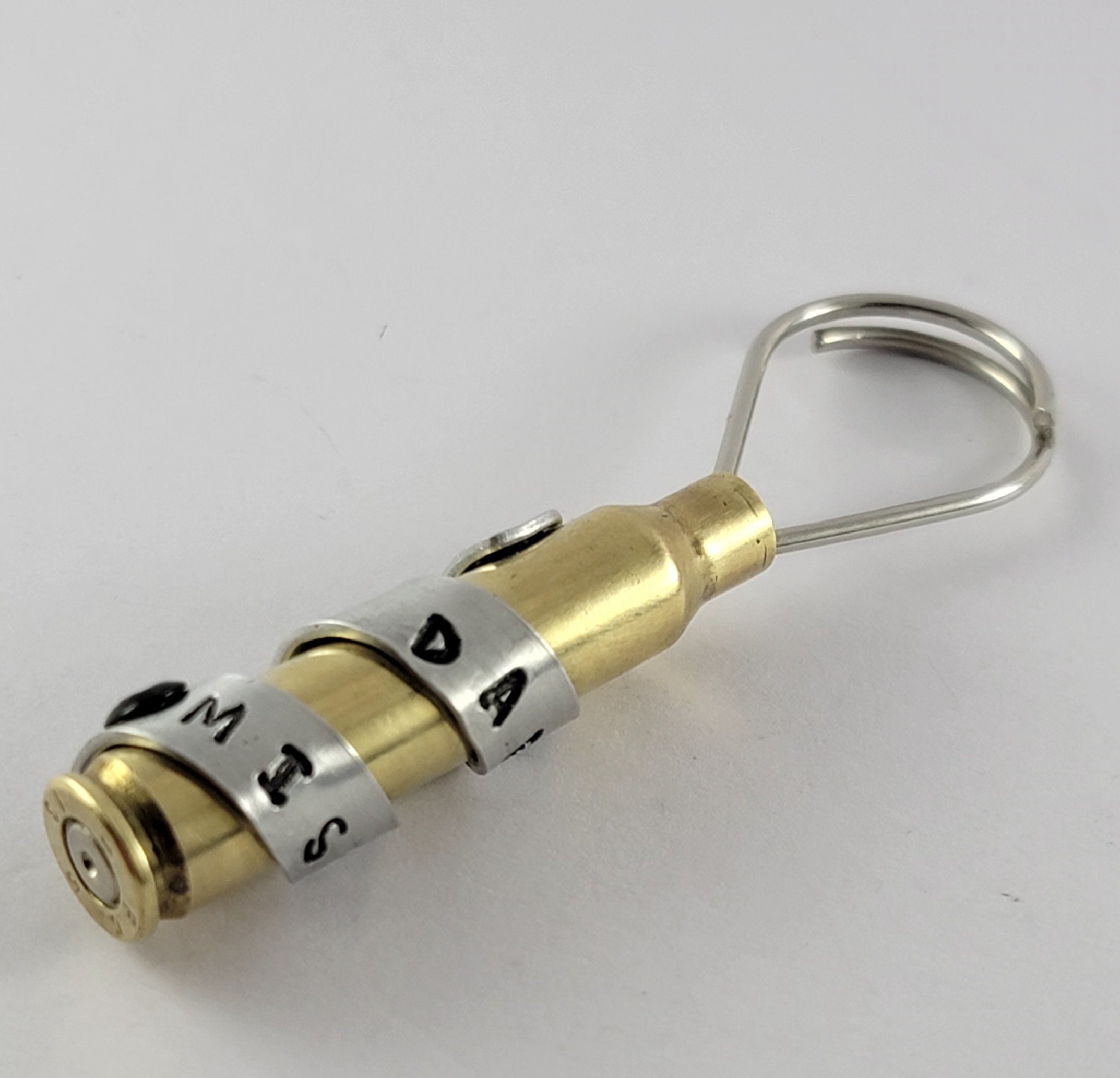 MISS YOU DADDY. Bullet Casing Keychain. Handmade. Very Unique Keychain ...