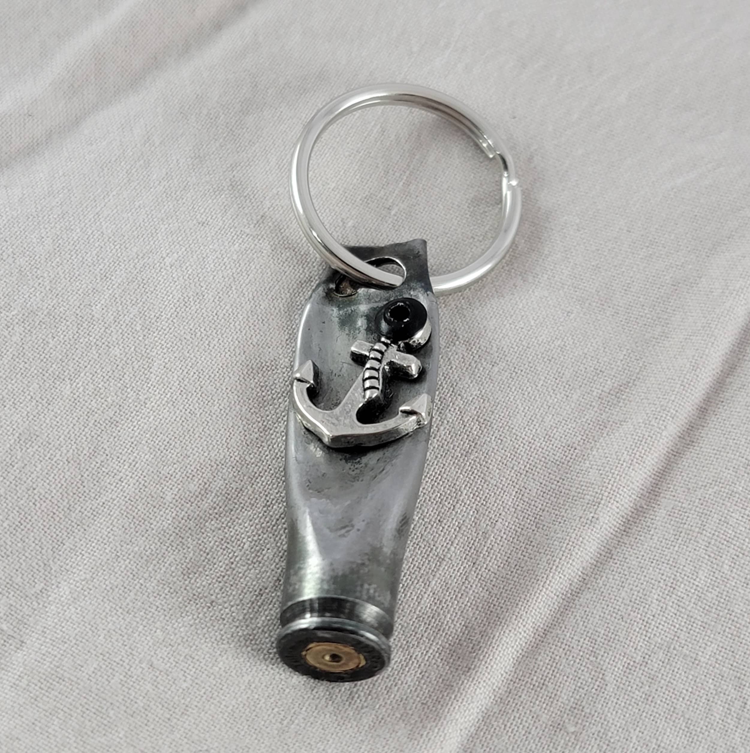 Boat Anchor Bullet Casing Keychain. Steel Case 223. Handmade. Pop ...