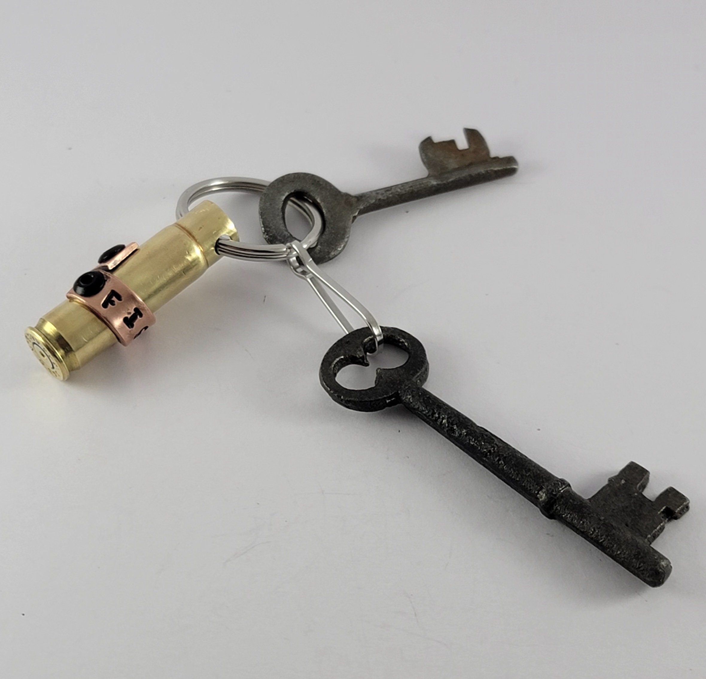 FISH ON. Bullet Casing Keychain. Handmade. Very Unique Keychain, Love ...