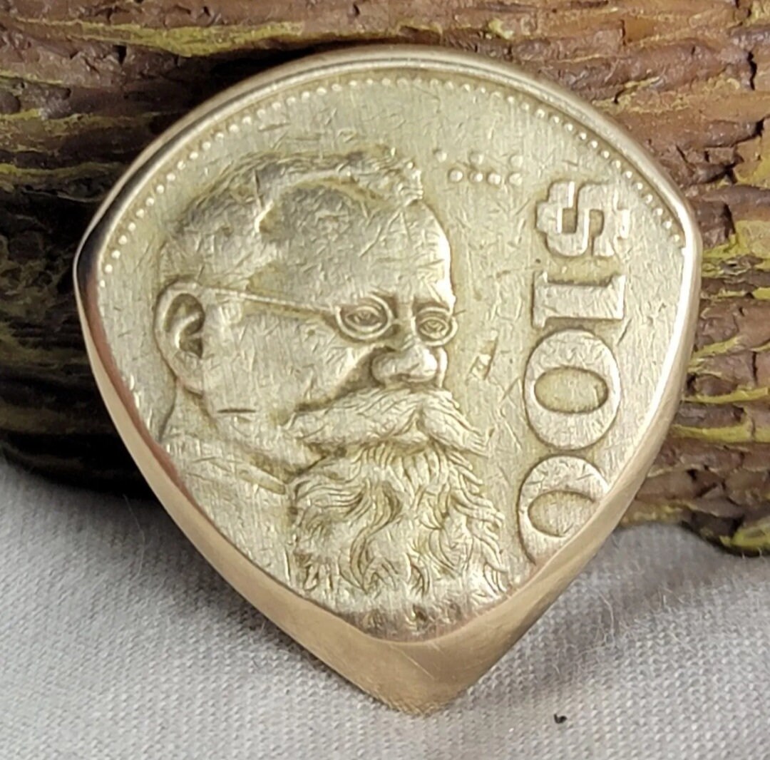 Coin Guitar Pick. Mexico 100 Peso. Guitar Pick. - Etsy