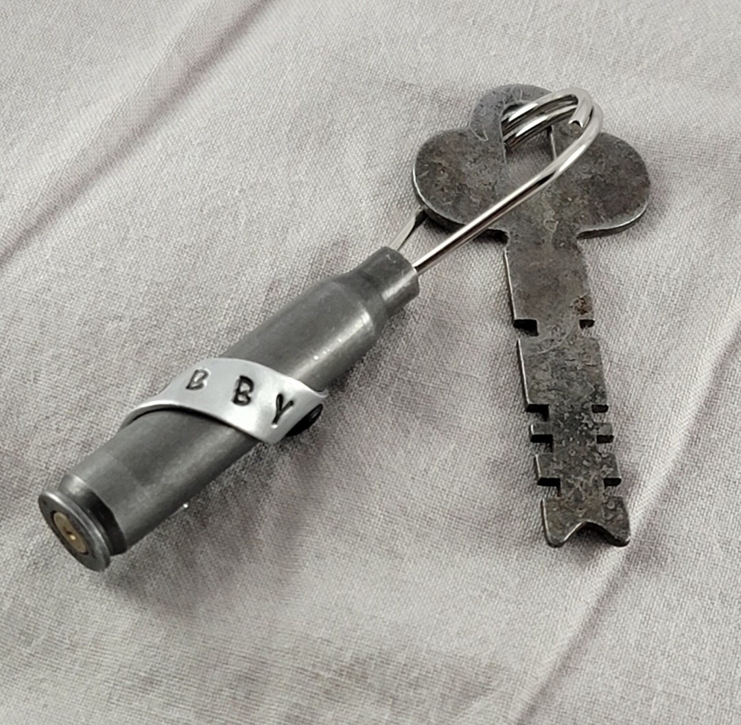 Bobby. Bullet Casing Keychain. Handmade. Very Unique! Keychain. Daddy ...