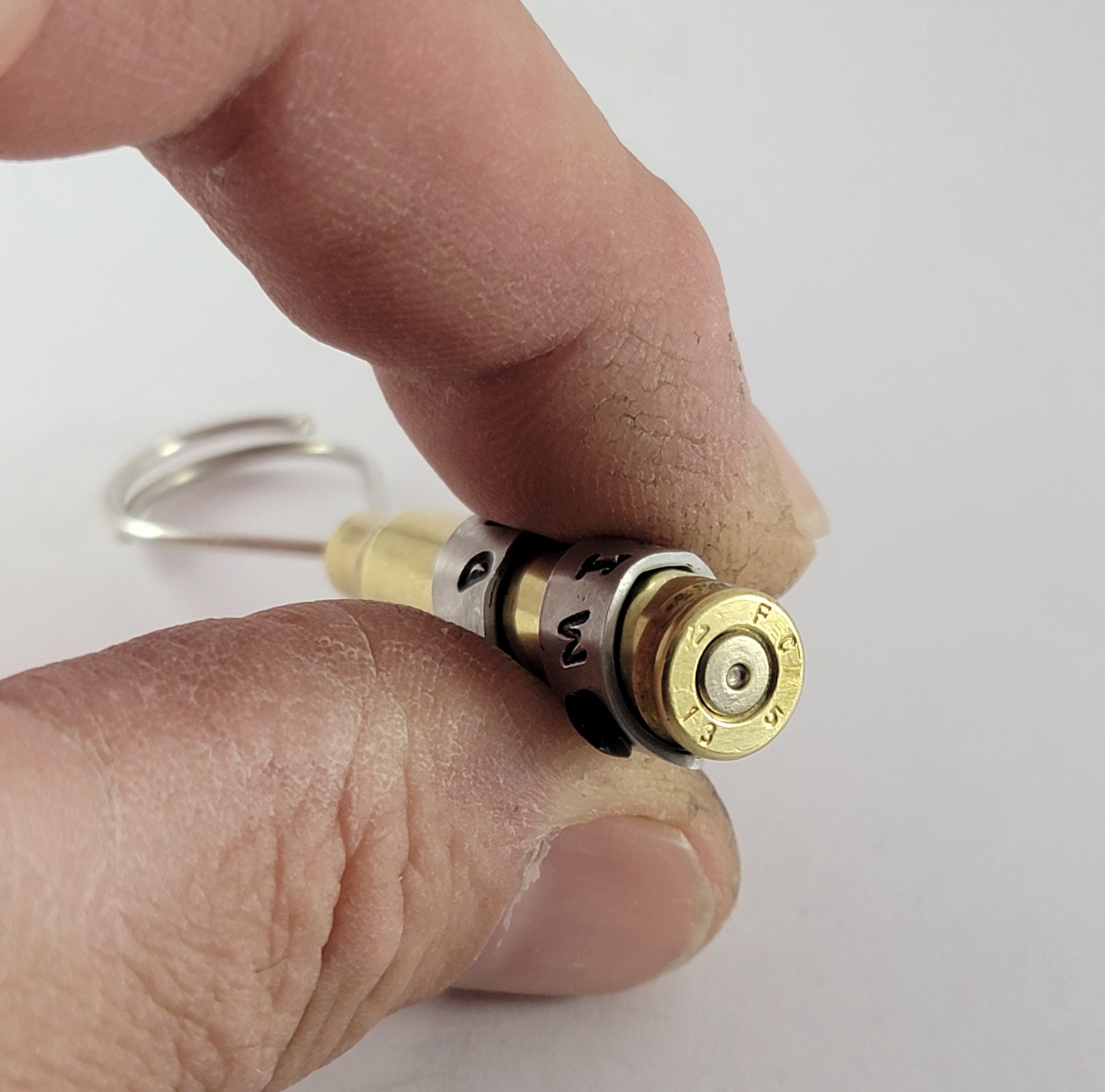 MISS YOU DADDY. Bullet Casing Keychain. Handmade. Very Unique Keychain ...