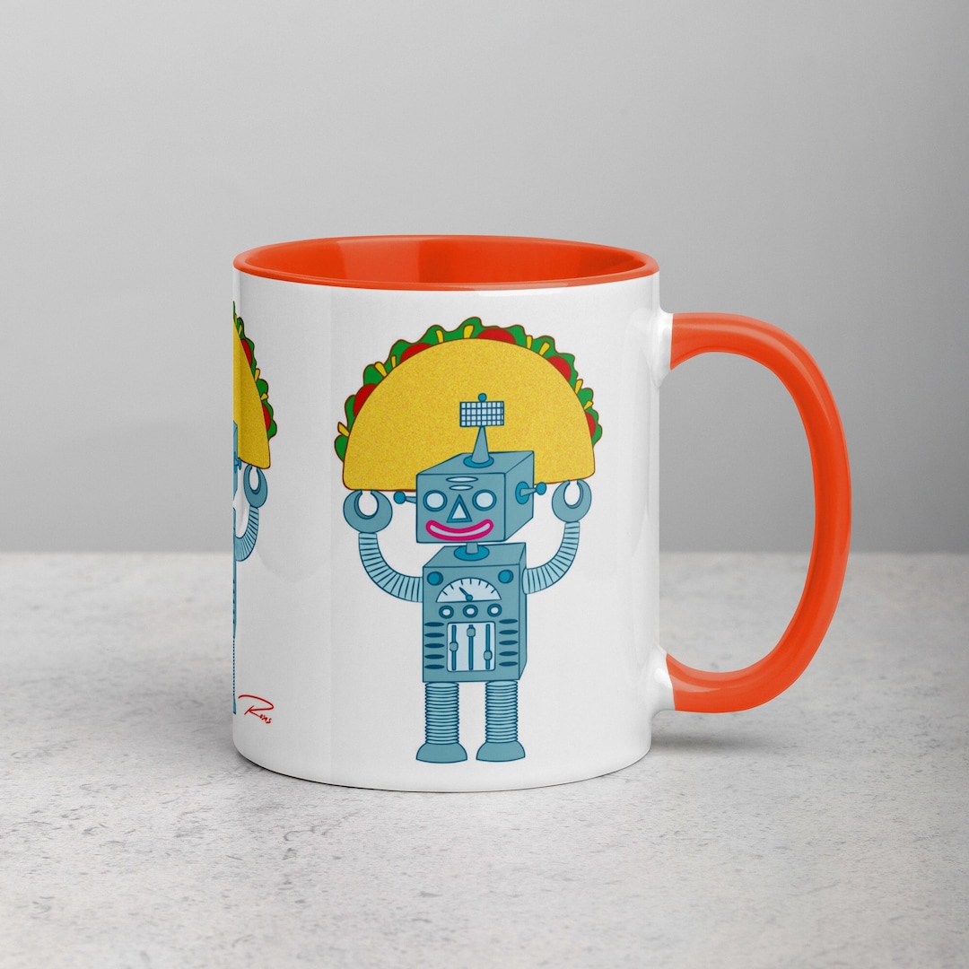 Taco Robot Mug - Etsy