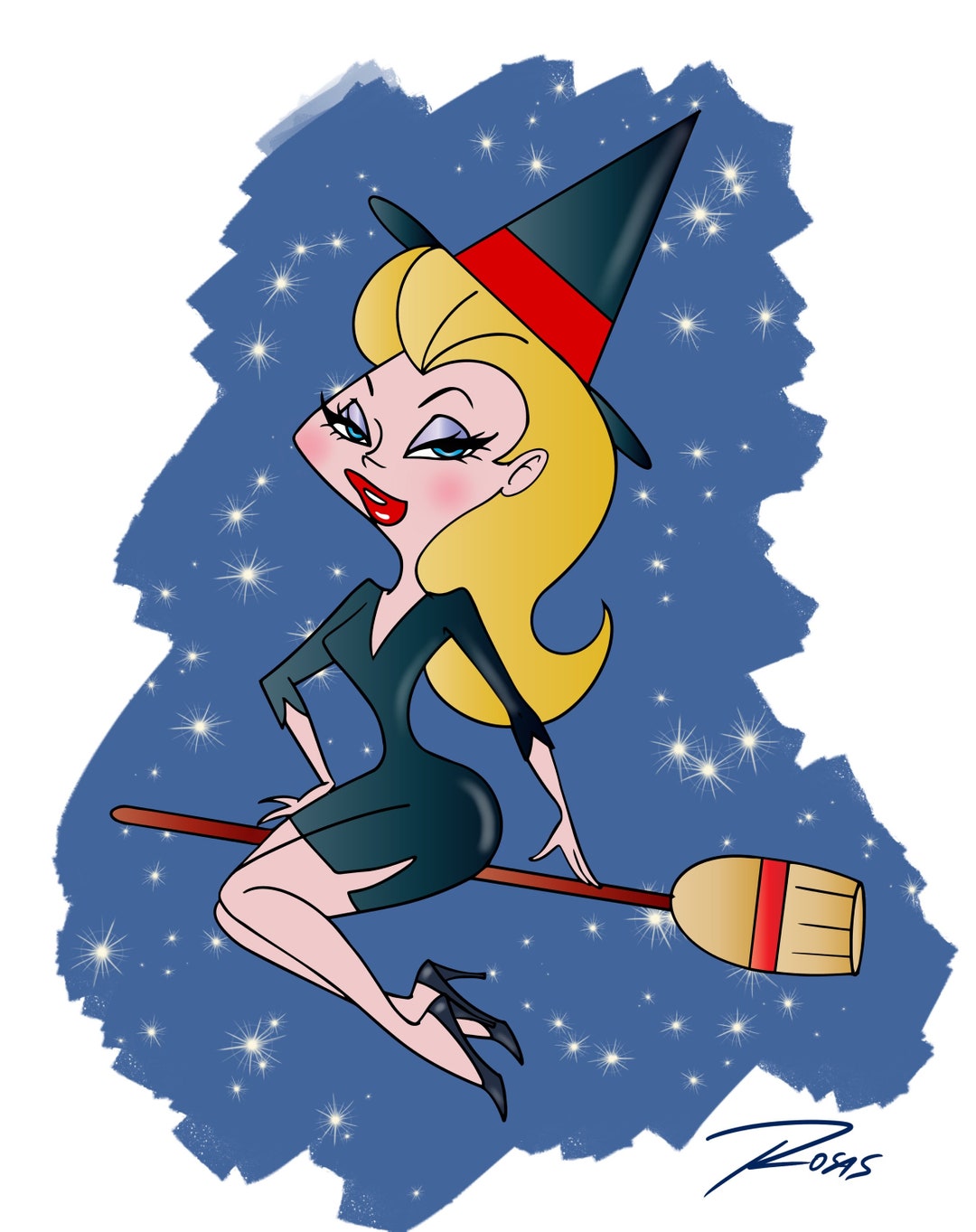 Bewitched 8.5 X 11” Art Print - Etsy