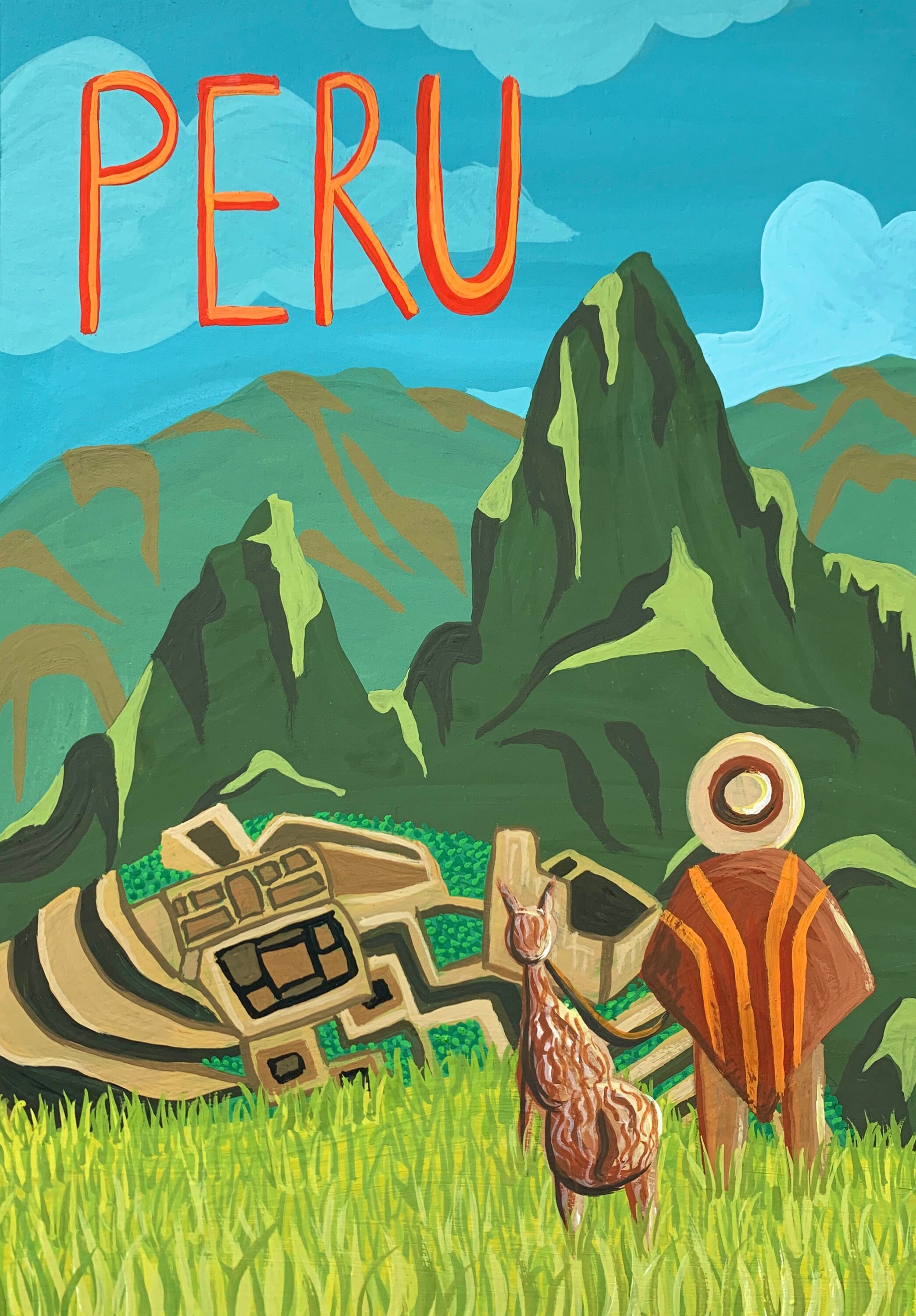 Vintage Travel Series: Peru Travel Poster - Etsy