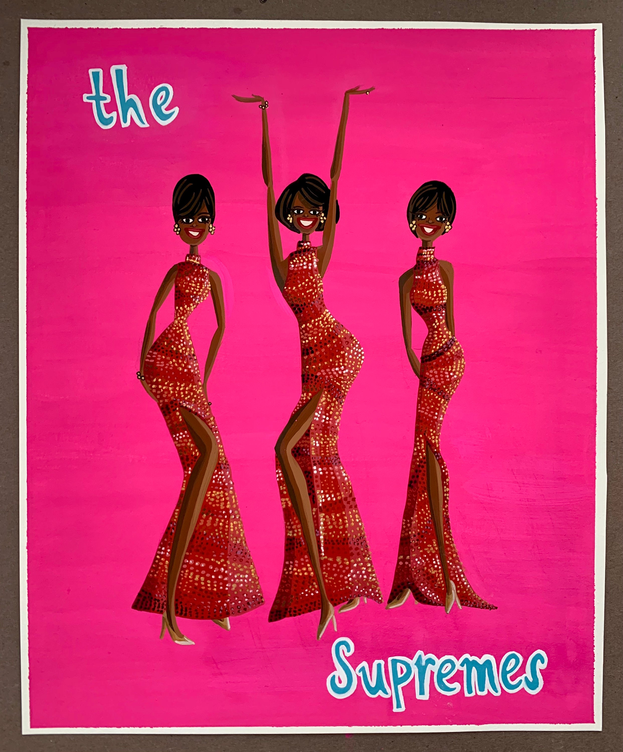 The Supremes Poster, Hand-painted - Etsy