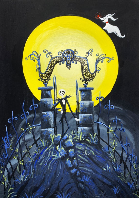 Jack Skellington And Zero Drawings