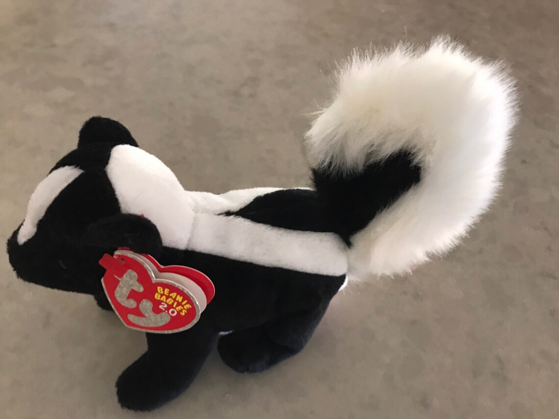 Skunkers Ty Beanie Babies 2.0 Skunk Piccolo Peluche | Etsy