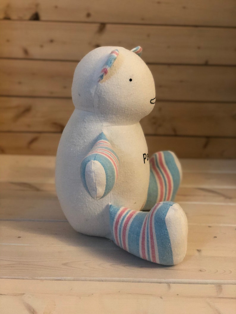 Hospital/receiving Blanket Bear Personalized Memory Bear - Etsy