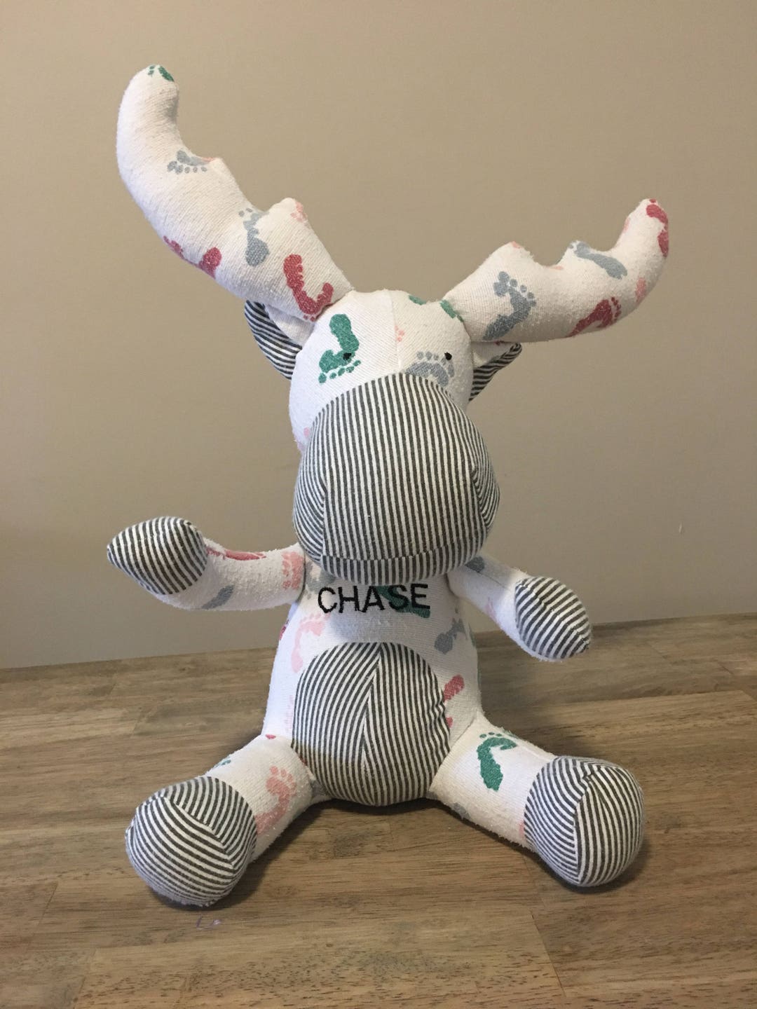 Hospital/receiving Blanket Moose - Personalized Memory Moose - Keepsake ...