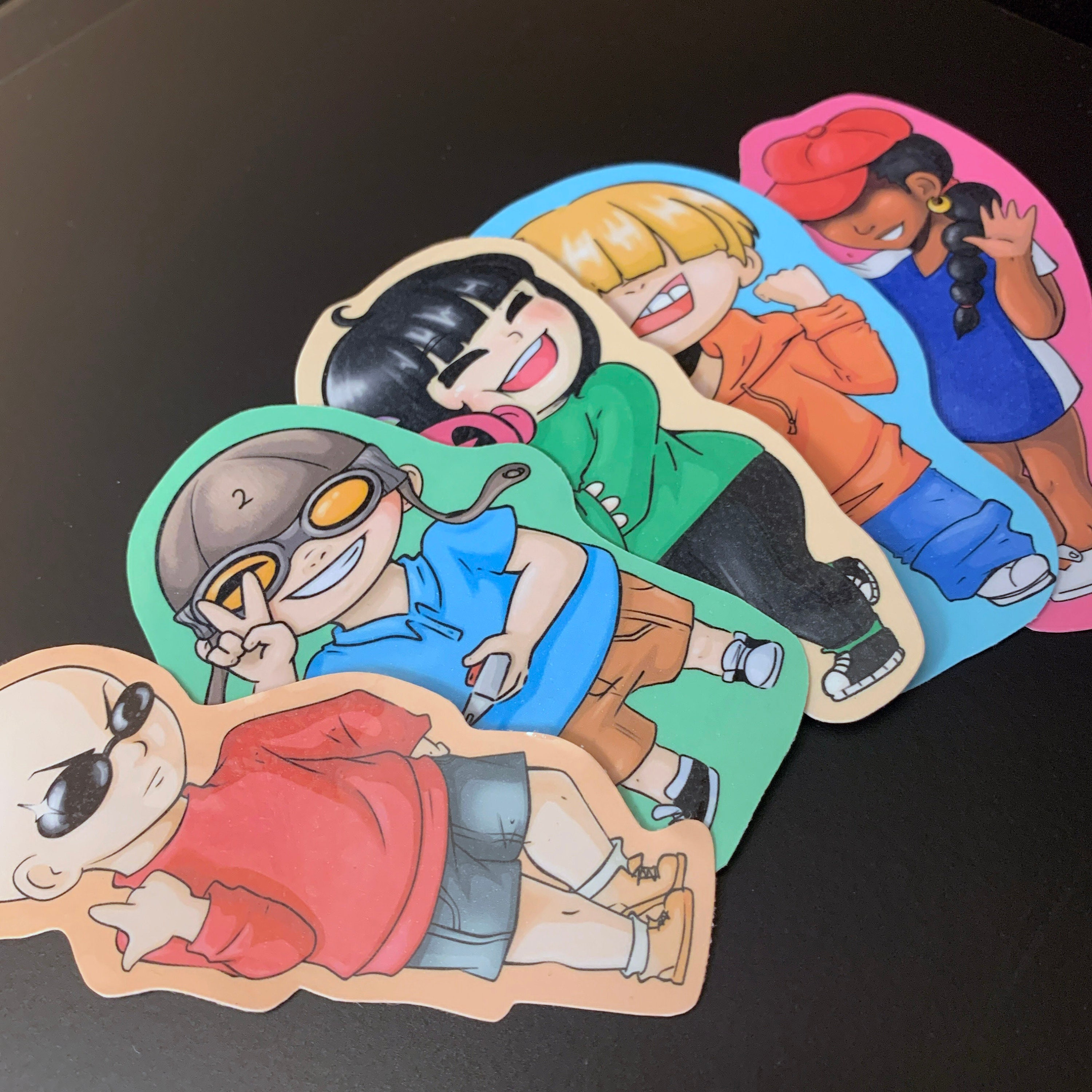 Cartoon Spies Sticker Set - Etsy