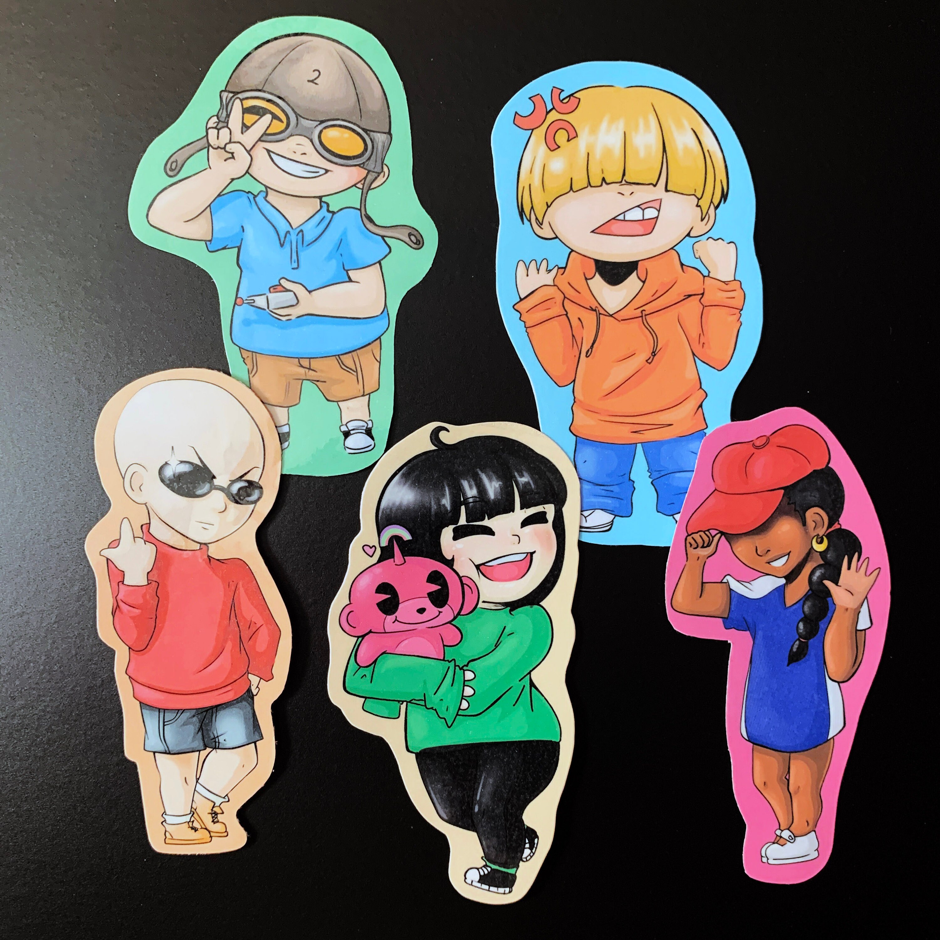Cartoon Spies Sticker Set - Etsy