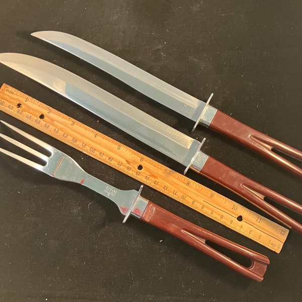 Meat Carving Set - Etsy