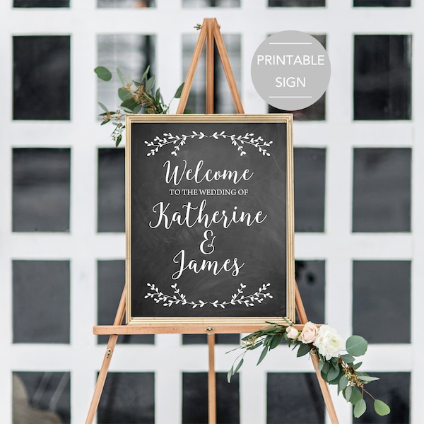 Welcome Chalkboard - Etsy
