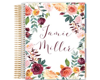 Floral binder | Etsy