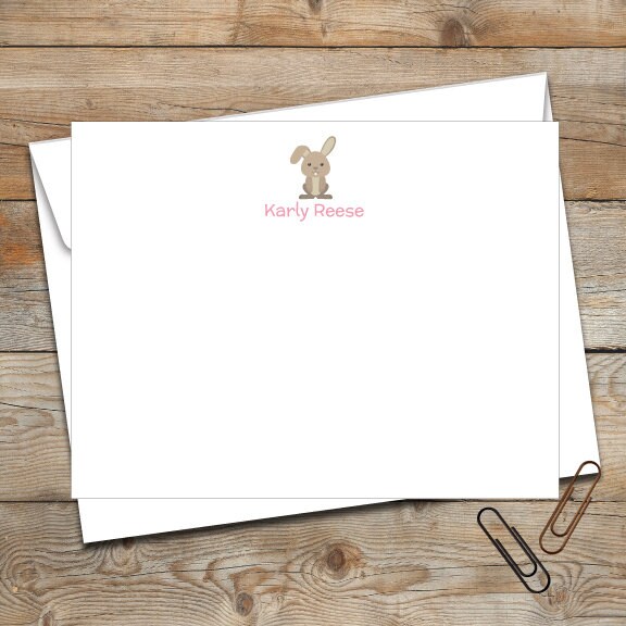 Personalized Flat Note Cards/personalized - Etsy