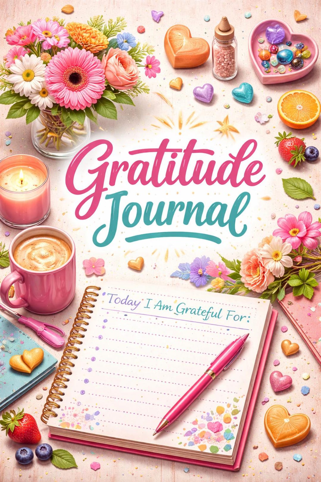 2026 Gratitude Journal Printable PDF | Daily Gratitude & Affirmations ...