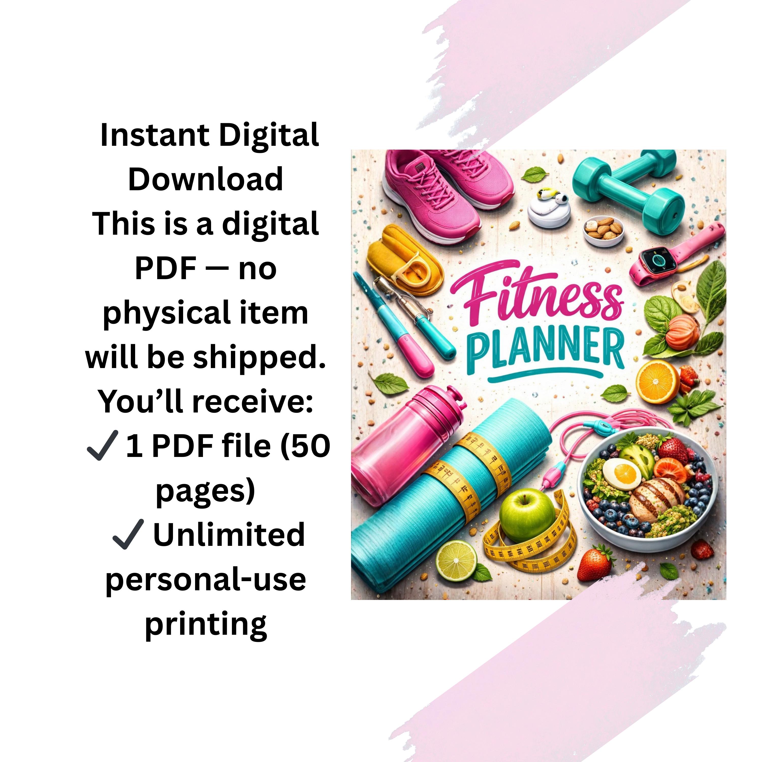 2026 Fitness Planner Printable PDF | Workout Planner, Meal & Macro ...