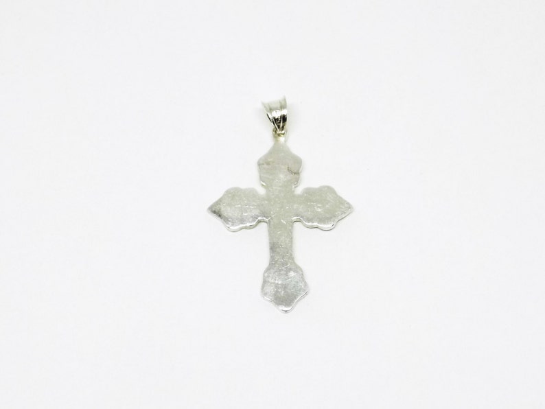 Multi Colored Cross, Enamel Cross, Silver Enamel Pendant, Bright ...