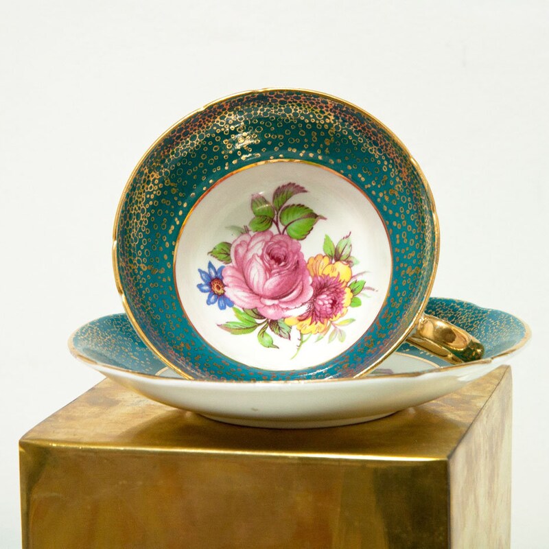 Blue and Gold China - Etsy