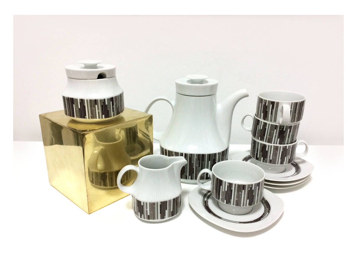 Vintage Arzberg hutschenreuther Gruppe Tea/coffee Set Dark - Etsy