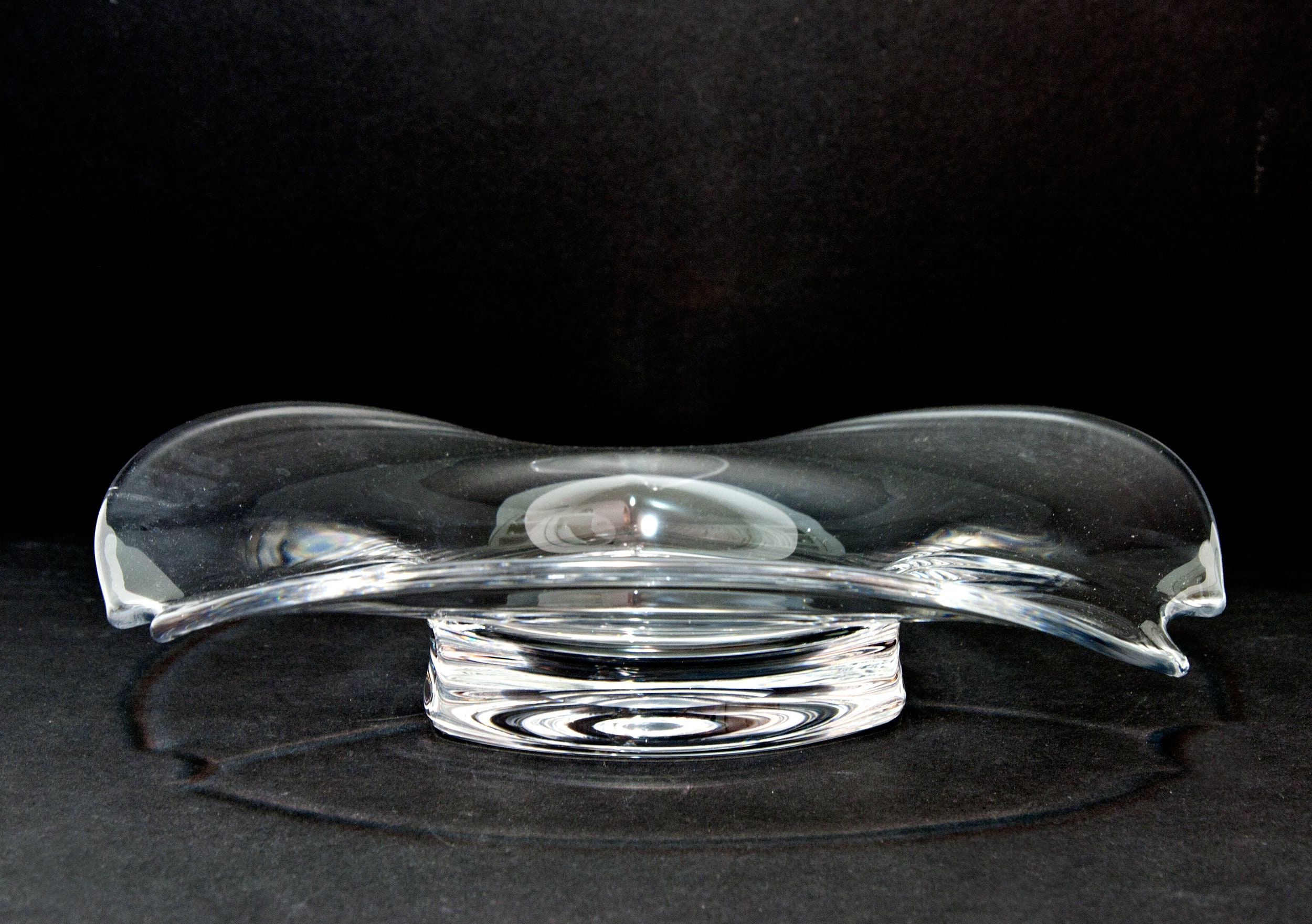 Vintage Peill Crystal Centerpiece Bowl, Rare, German, Collectible - Etsy