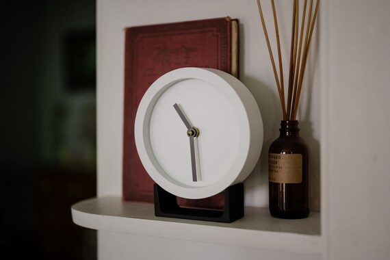 Modern Office Desk Clock Unique Desk Clock | Etsy