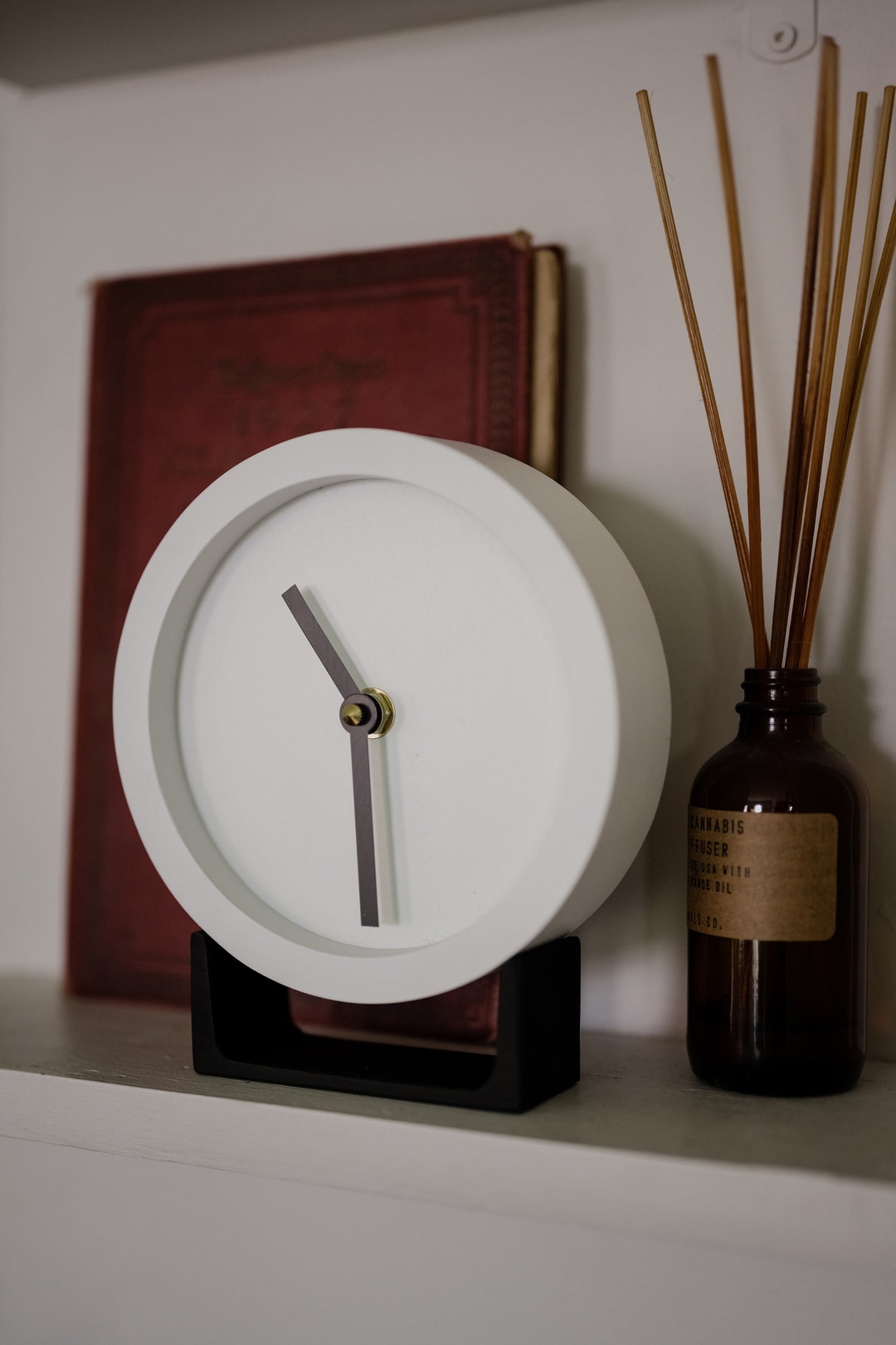 Modern Office Desk Clock Unique Desk Clock - Etsy