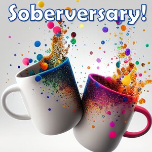 Happy Soberversary! Greeting Card, Congratulations, Soberversary, AA ...