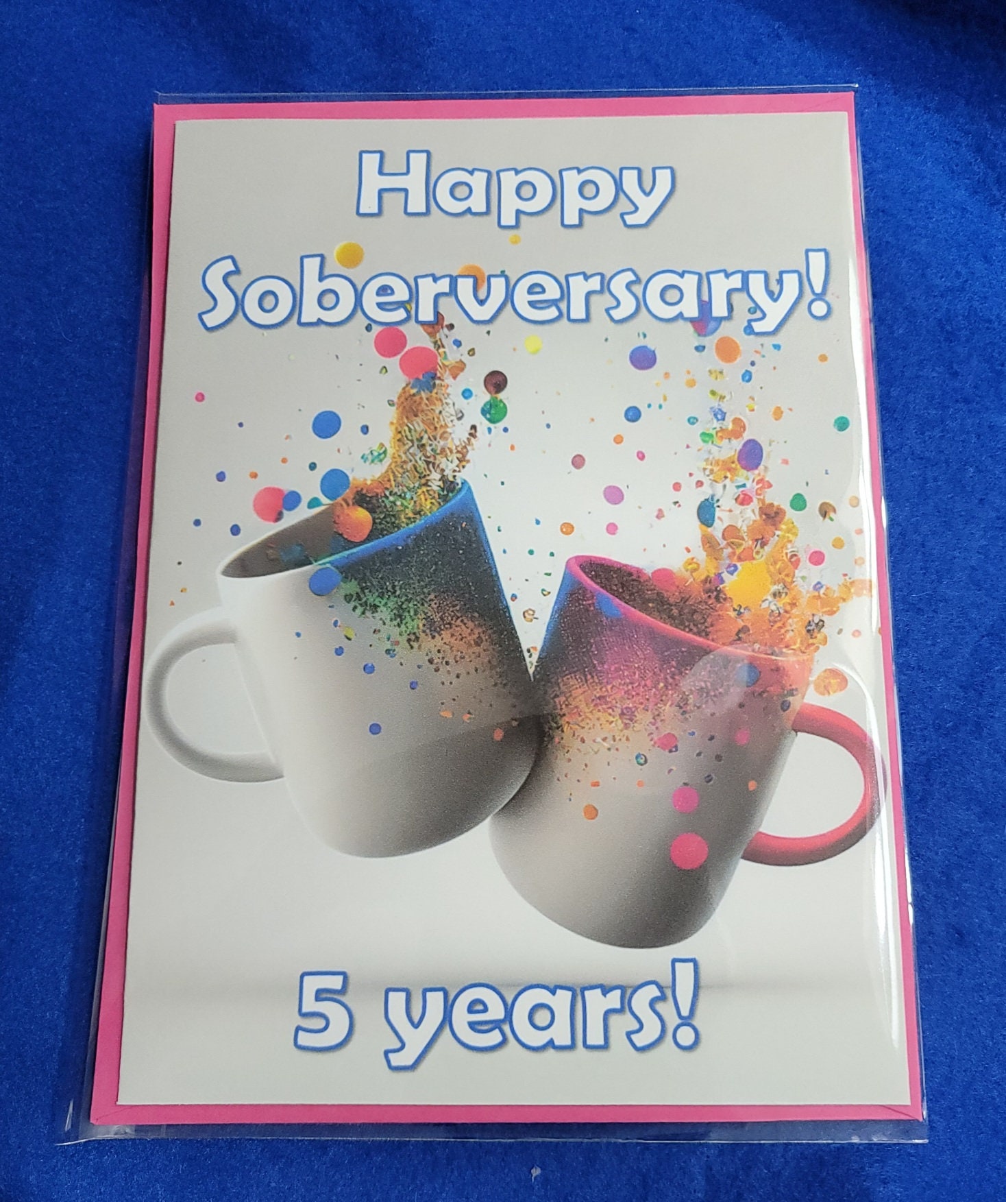 Happy Soberversary! Greeting Card, Congratulations, Soberversary, AA ...