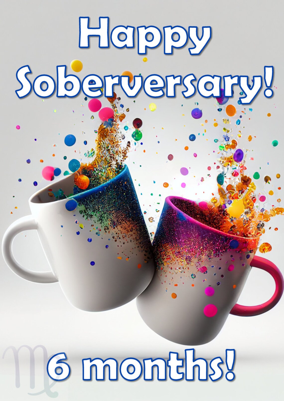 Happy Soberversary Greeting Card, Congratulations, Soberversary, AA, NA ...